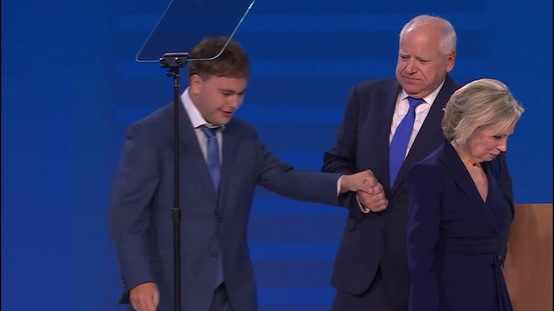 Tim Walz Under Fire For ‘aggressively Pulling Son On Stage While
